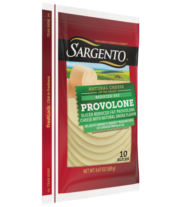 Sargento® Sliced Reduced Fat Provolone Natural Cheese with Natural ...