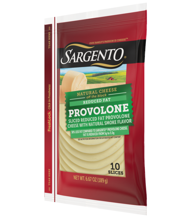 Sargento® Sliced Reduced Fat Provolone Natural Cheese with Natural ...