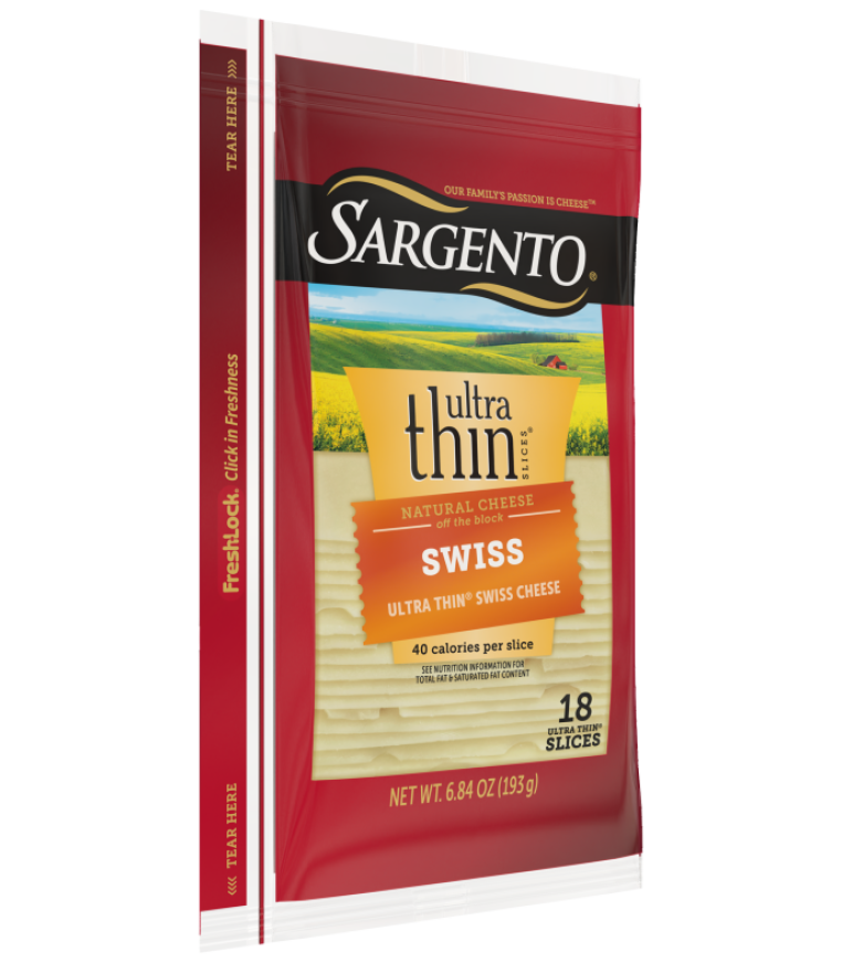 Sargento® Swiss Natural Cheese Ultra Thin® Slices, 18 slices | Sargento