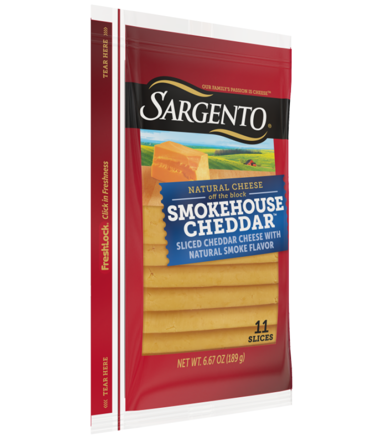 Sargento® Sliced Smokehouse Cheddar™ Natural Cheese, 11 slices | Sargento