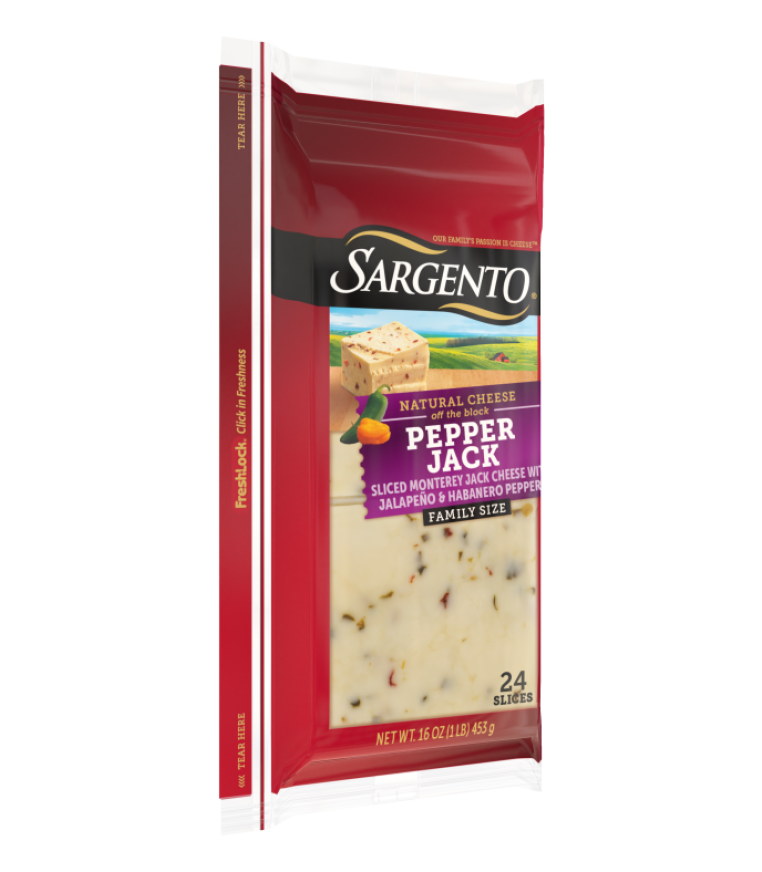 Sargento® Sliced Pepper Jack Natural Cheese, 24 Slices | Sargento