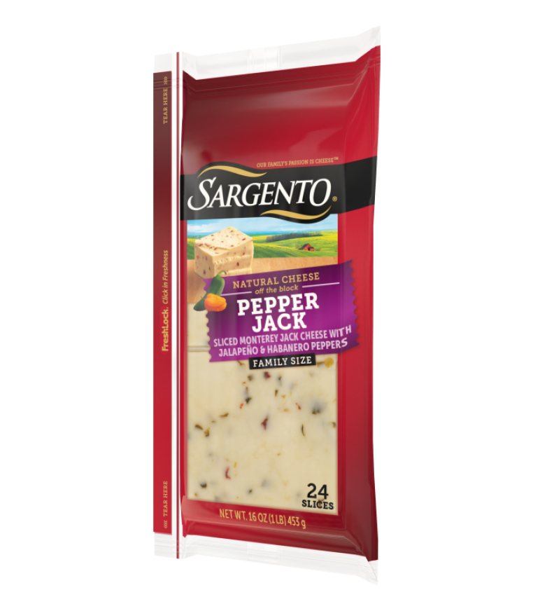Sargento® Sliced Pepper Jack Natural Cheese, 24 Slices | Sargento