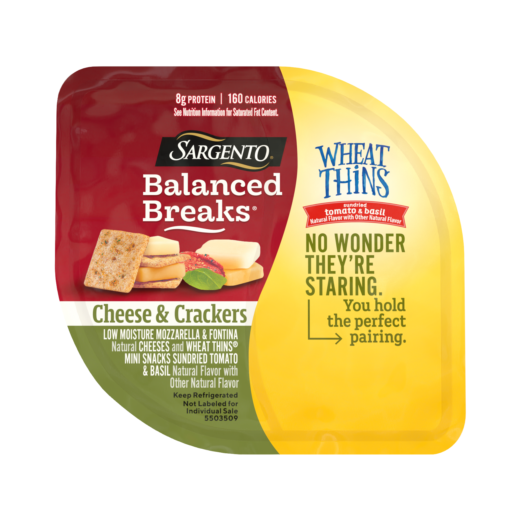 Sargento® Balanced Breaks® Cheese & Crackers, Low-Moisture Mozzarella ...