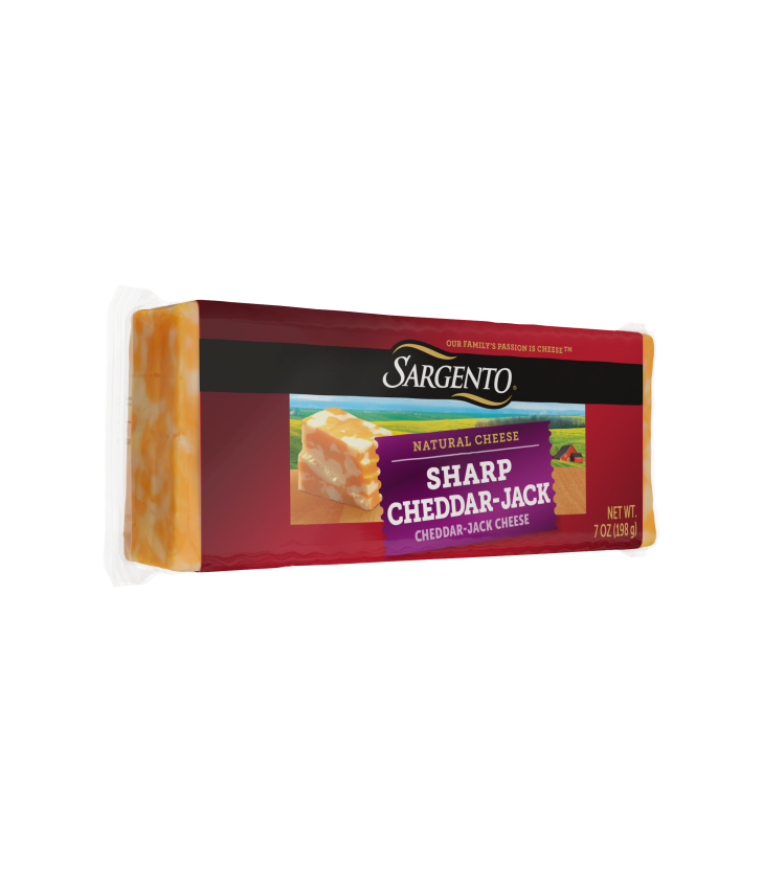 Sargento® Block Sharp Cheddar-Jack Natural Cheese, 7 oz. | Sargento