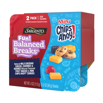Sargento® Fun! Balanced Breaks® Natural Mild Cheddar Cheese, Cherries ...