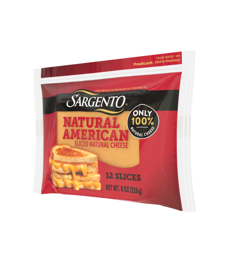 Sargento® Natural American Sliced Cheese, 12 Slices | Sargento