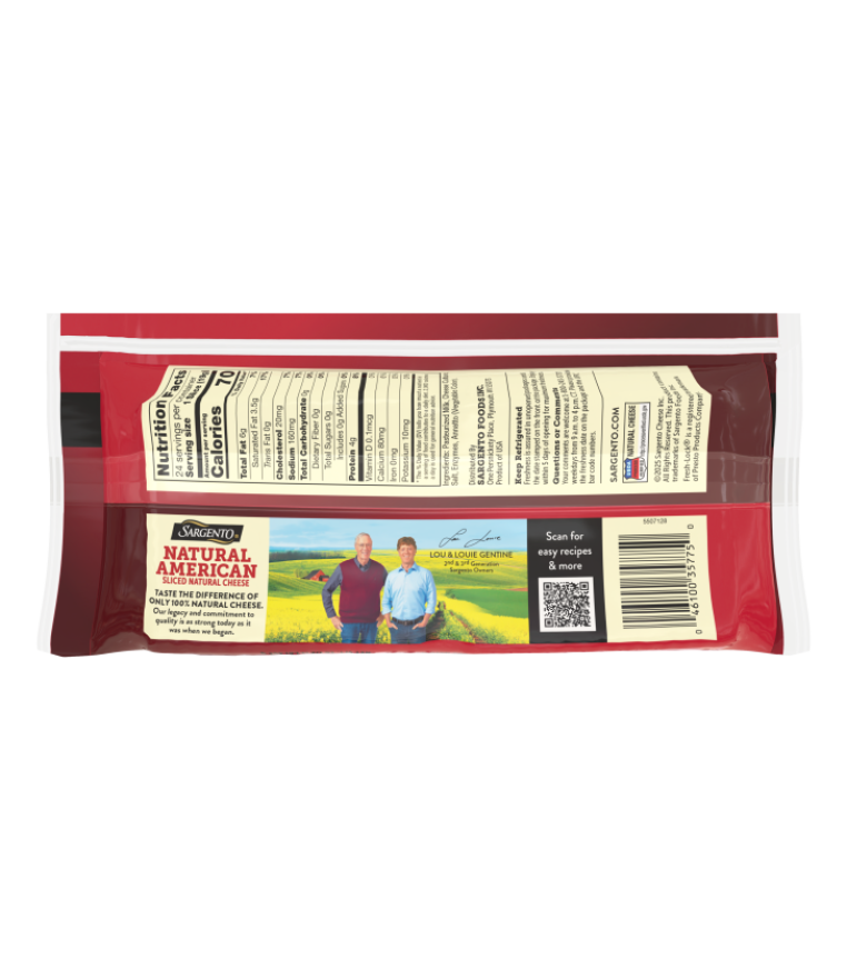 Sargento® Natural American Sliced Cheese, 24 slices | Sargento