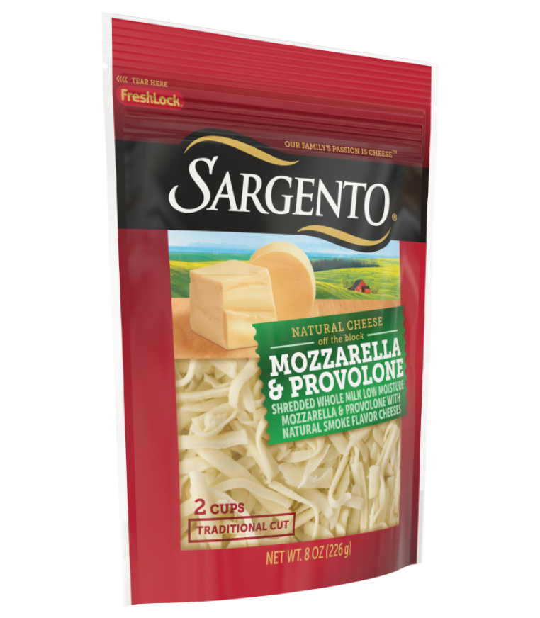 Sargento® Mozzarella & Provolone Cheese, Shredded | Sargento® Foods ...