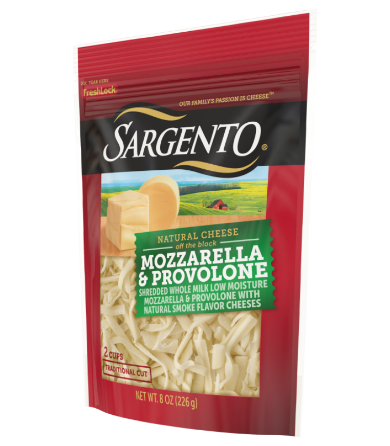 Sargento® Mozzarella & Provolone Cheese, Shredded | Sargento® Foods ...