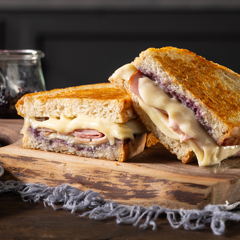 Toasted Ham And Cheese Sandwich