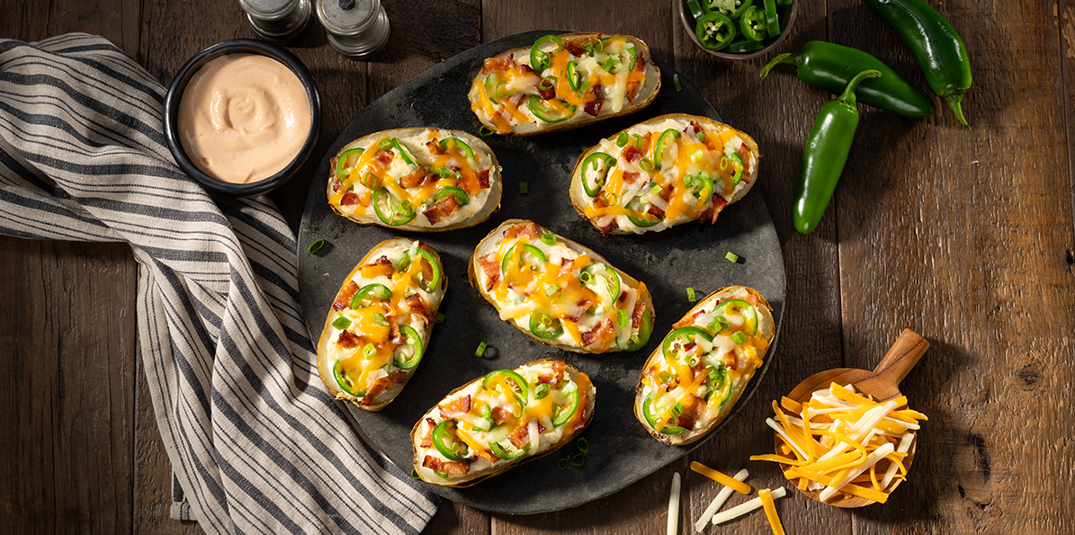 Cheesy Jalapeño Bacon Potato Dippers | Sargento® Foods Incorporated