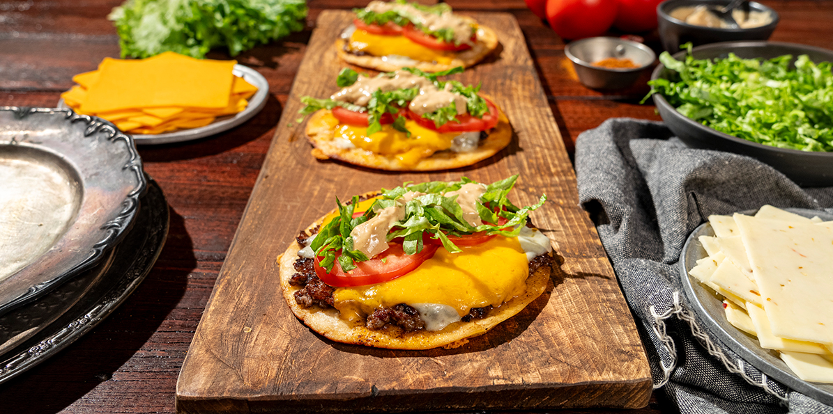 Triple Cheese Smashburger Taco | Sargento® Foods Incorporated
