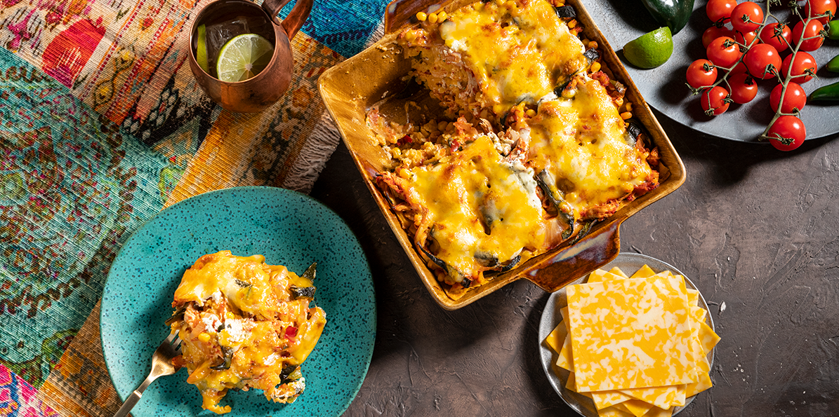 Chicken & Cheese Aztec Cake | Sargento® Foods Incorporated