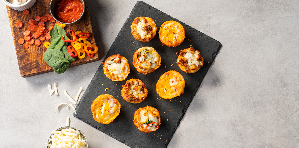 Mini Deep Dish Pizza Cups | Sargento® Foods Incorporated